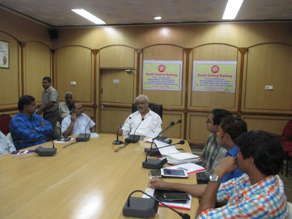 5s Certification ceremony at DRM Office BZA Div. | QCFI | Quality Circle Forum of India ...