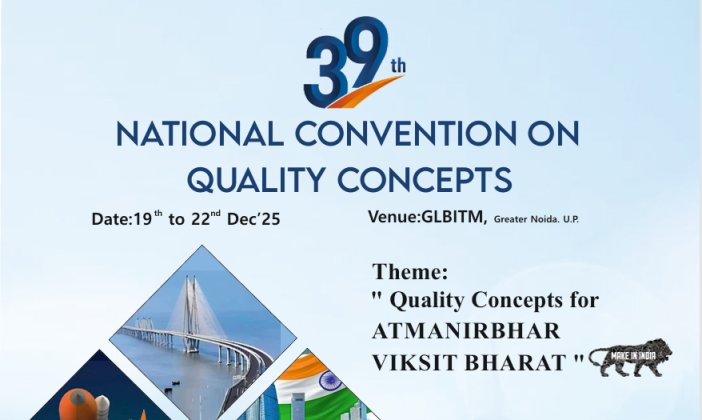 39th National Convention on Quality Concepts (NCQC 2025), brought to ...